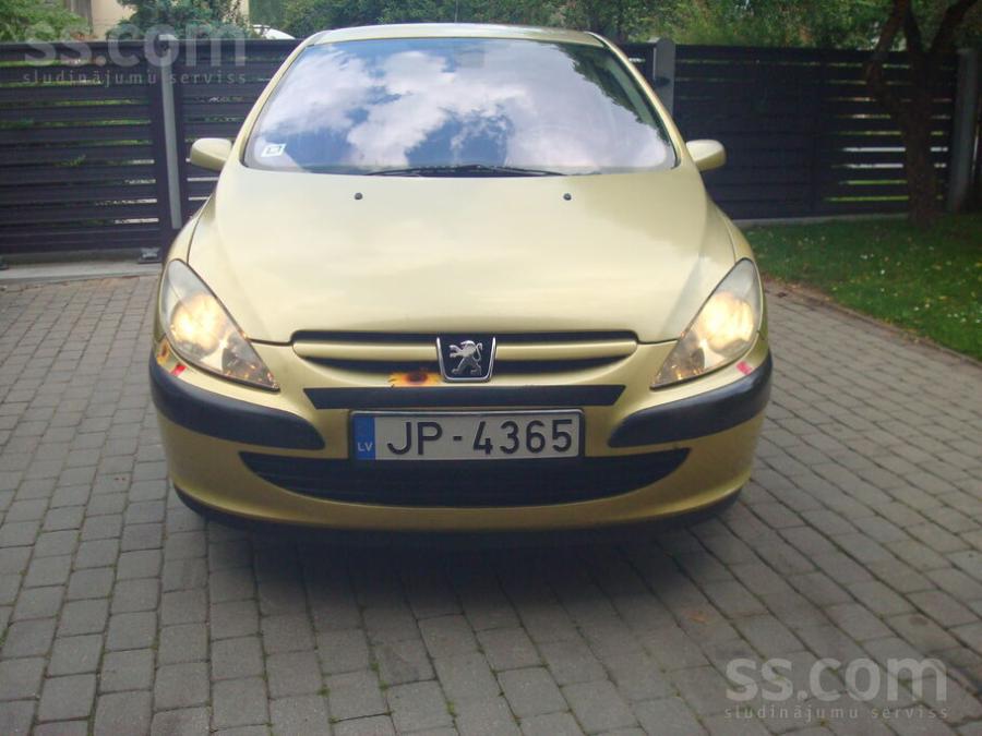 Dzeltens Peugeot 307 2003 Cēsis, ar dzinēja tilpumu 1.60 L un nobraukumu 178 tūkst. km par 990 €, foto 3 vietnē AUTOMOTO.COM.LV