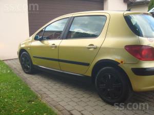 Dzeltens Peugeot 307 2003 Cēsis, ar dzinēja tilpumu 1.60 L un nobraukumu 178 tūkst. km par 990 €, foto 5 vietnē AUTOMOTO.COM.LV