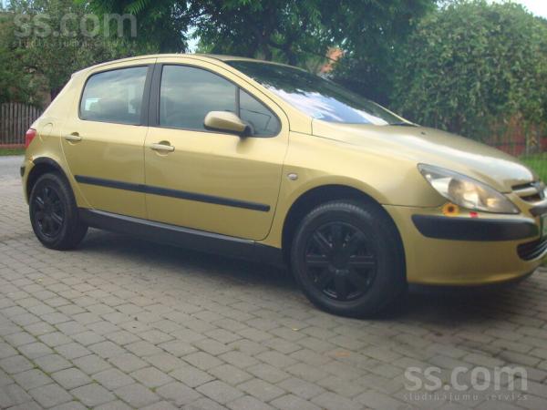 Dzeltens Peugeot 307 2003 Cēsis, ar dzinēja tilpumu 1.60 L un nobraukumu 178 tūkst. km par 990 €, foto 6 vietnē AUTOMOTO.COM.LV