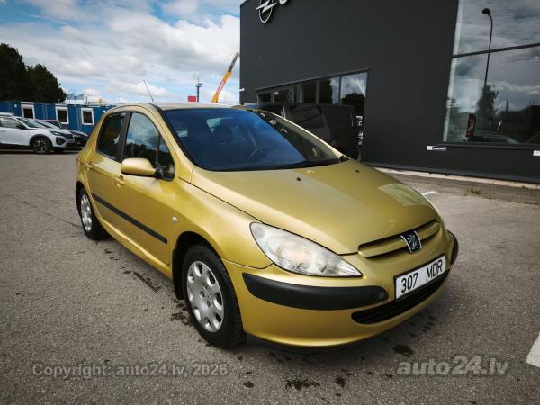 Yellow Peugeot 307 2003 in Tallinn, with an engine capacity of 1.60 L and mileage of 120 thousand km for 1500 €, photo 2 on AUTOMOTO.COM.LV