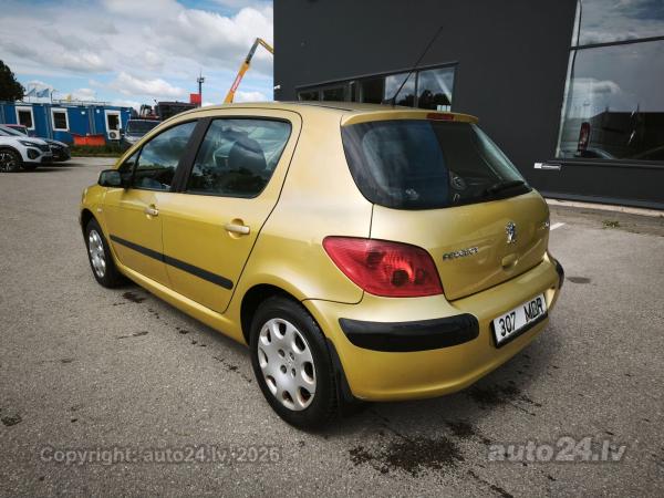 Yellow Peugeot 307 2003 in Tallinn, with an engine capacity of 1.60 L and mileage of 120 thousand km for 1500 €, photo 4 on AUTOMOTO.COM.LV