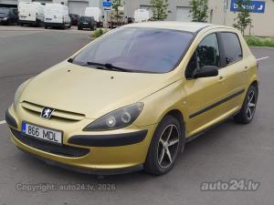 Желтый Пежо 307 2003 в Тарту, объемом двигателя 1.60 л и пробегом 315 тыс. км за 490 €, фото  на AUTOMOTO.COM.LV