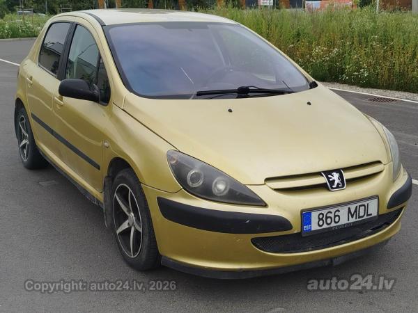Dzeltens Peugeot 307 2003 Tartu, ar dzinēja tilpumu 1.60 L un nobraukumu 315 tūkst. km par 490 €, foto 2 vietnē AUTOMOTO.COM.LV