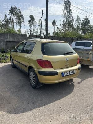 Dzeltens Peugeot 307 2004 Jelgava, ar dzinēja tilpumu 1.60 L un nobraukumu 145 tūkst. km par 650 €, foto 3 vietnē AUTOMOTO.COM.LV