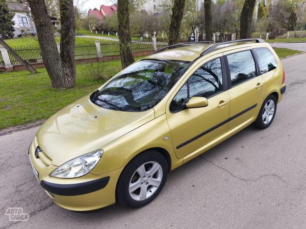 Dzeltens Peugeot 307 2002 Tauragė, ar dzinēja tilpumu 2.00 L un nobraukumu 226 tūkst. km par 1350 €, foto 1 vietnē AUTOMOTO.COM.LV