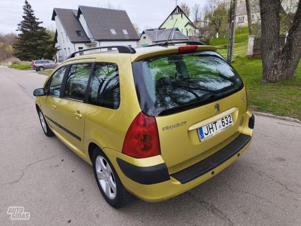 Dzeltens Peugeot 307 2002 Tauragė, ar dzinēja tilpumu 2.00 L un nobraukumu 226 tūkst. km par 1350 €, foto 3 vietnē AUTOMOTO.COM.LV