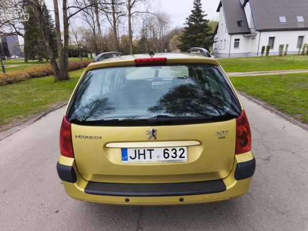 Dzeltens Peugeot 307 2002 Tauragė, ar dzinēja tilpumu 2.00 L un nobraukumu 226 tūkst. km par 1350 €, foto 6 vietnē AUTOMOTO.COM.LV