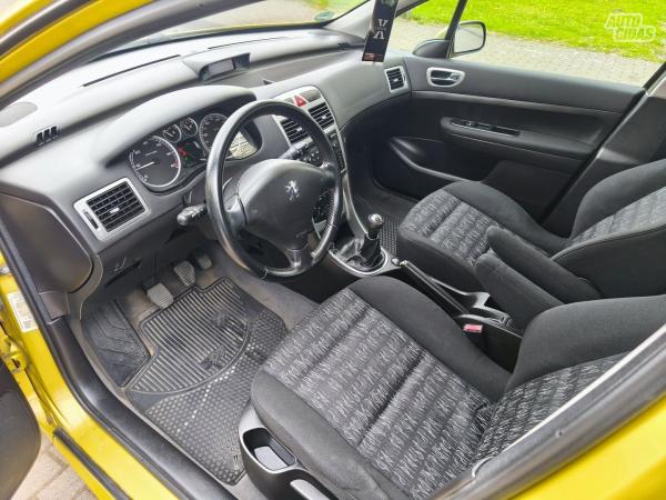 Dzeltens Peugeot 307 2002 Tauragė, ar dzinēja tilpumu 2.00 L un nobraukumu 226 tūkst. km par 1350 €, foto 9 vietnē AUTOMOTO.COM.LV