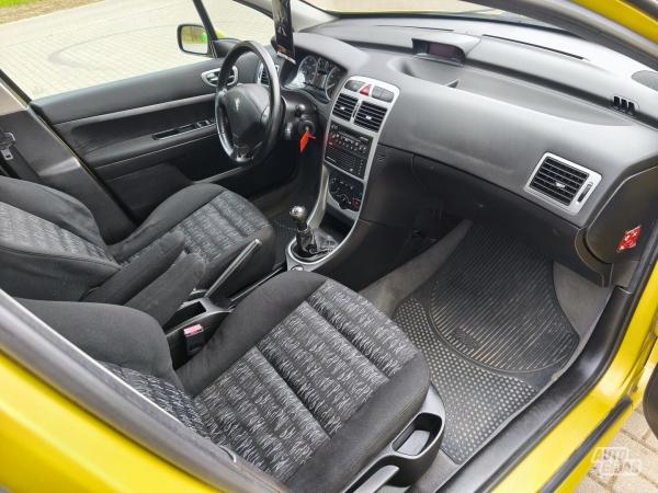 Dzeltens Peugeot 307 2002 Tauragė, ar dzinēja tilpumu 2.00 L un nobraukumu 226 tūkst. km par 1350 €, foto 10 vietnē AUTOMOTO.COM.LV