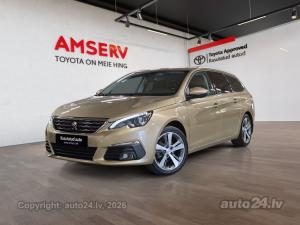 Beige Peugeot 308 2018 in Tallinn, with an engine capacity of 1.20 L and mileage of 95 thousand km for 9990 €, photo  on AUTOMOTO.COM.LV