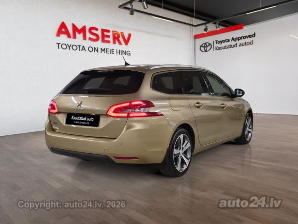 Beige Peugeot 308 2018 in Tallinn, with an engine capacity of 1.20 L and mileage of 95 thousand km for 9990 €, photo 3 on AUTOMOTO.COM.LV