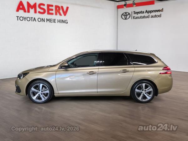 Beige Peugeot 308 2018 in Tallinn, with an engine capacity of 1.20 L and mileage of 95 thousand km for 9990 €, photo 4 on AUTOMOTO.COM.LV