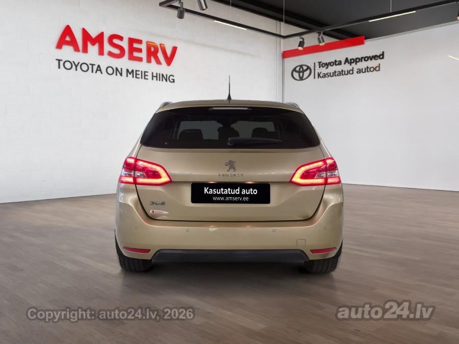 Smilšu krāsa Peugeot 308 2018 Tallina, ar dzinēja tilpumu 1.20 L un nobraukumu 95 tūkst. km par 9990 €, foto 5 vietnē AUTOMOTO.COM.LV