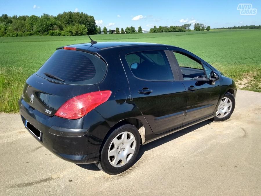 Black Peugeot 308 2008 in Vilkaviskis, with an engine capacity of 1.60 L and mileage of 300 thousand km for 1550 €, photo 6 on AUTOMOTO.COM.LV