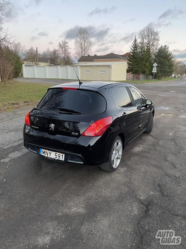 Black Peugeot 308 2007 in Mazeikiai, with an engine capacity of 1.60 L and mileage of 226 thousand km for 3300 €, photo 5 on AUTOMOTO.COM.LV
