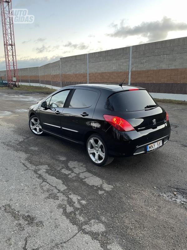 Black Peugeot 308 2007 in Mazeikiai, with an engine capacity of 1.60 L and mileage of 226 thousand km for 3300 €, photo 6 on AUTOMOTO.COM.LV