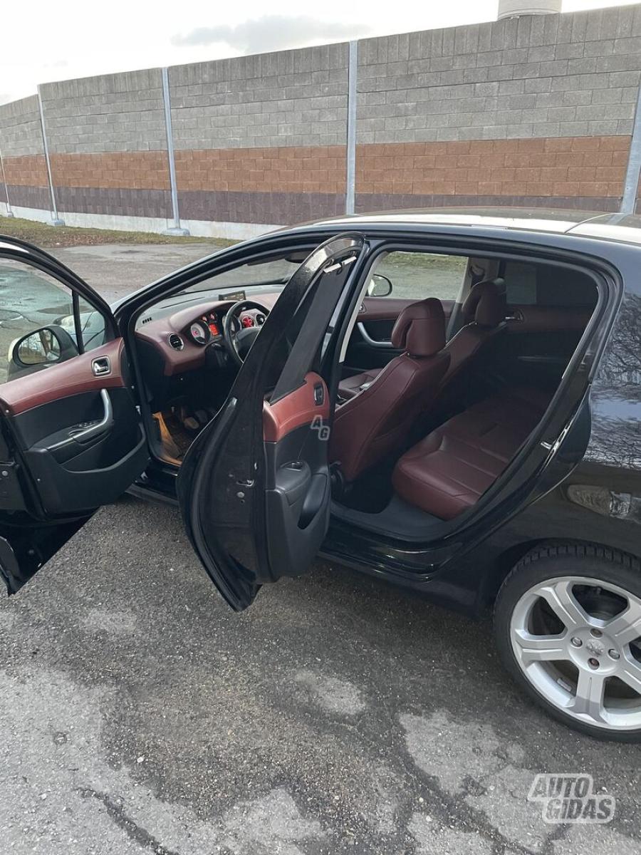 Black Peugeot 308 2007 in Mazeikiai, with an engine capacity of 1.60 L and mileage of 226 thousand km for 3300 €, photo 10 on AUTOMOTO.COM.LV