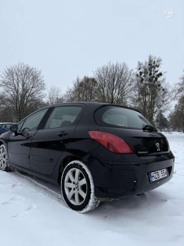 Black Peugeot 308 2008 in Kaunas, with an engine capacity of 1.56 L and mileage of 310 thousand km for 1750 €, photo 5 on AUTOMOTO.COM.LV