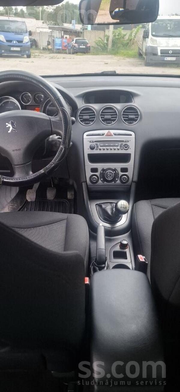 Black Peugeot 308 2008 in Rezekne, with an engine capacity of 1.60 L and mileage of 0 thousand km for 1950 €, photo 7 on AUTOMOTO.COM.LV