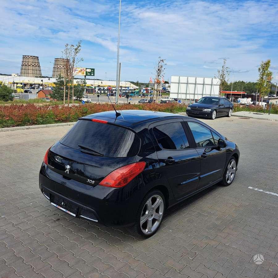 Черный Пежо 308 2008 в Вильнюс, объемом двигателя 1.60 л и пробегом 150 тыс. км за 1950 €, фото 11 на AUTOMOTO.COM.LV