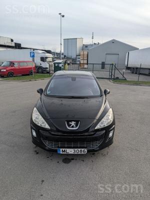 Black Peugeot 308 2008 in Daugavpils, with an engine capacity of 1.60 L and mileage of 344 thousand km for 2050 €, photo  on AUTOMOTO.COM.LV