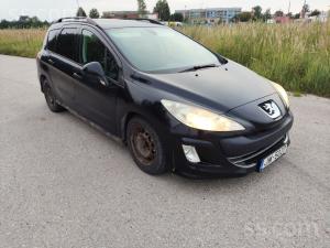Black Peugeot 308 2009 in Jelgava, with an engine capacity of 1.60 L and mileage of 382 thousand km for 650 €, photo 3 on AUTOMOTO.COM.LV