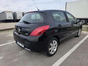 Black Peugeot 308 2009 in Siauliai, with an engine capacity of 2.00 L and mileage of 264 thousand km for 2600 €, photo 8 on AUTOMOTO.COM.LV