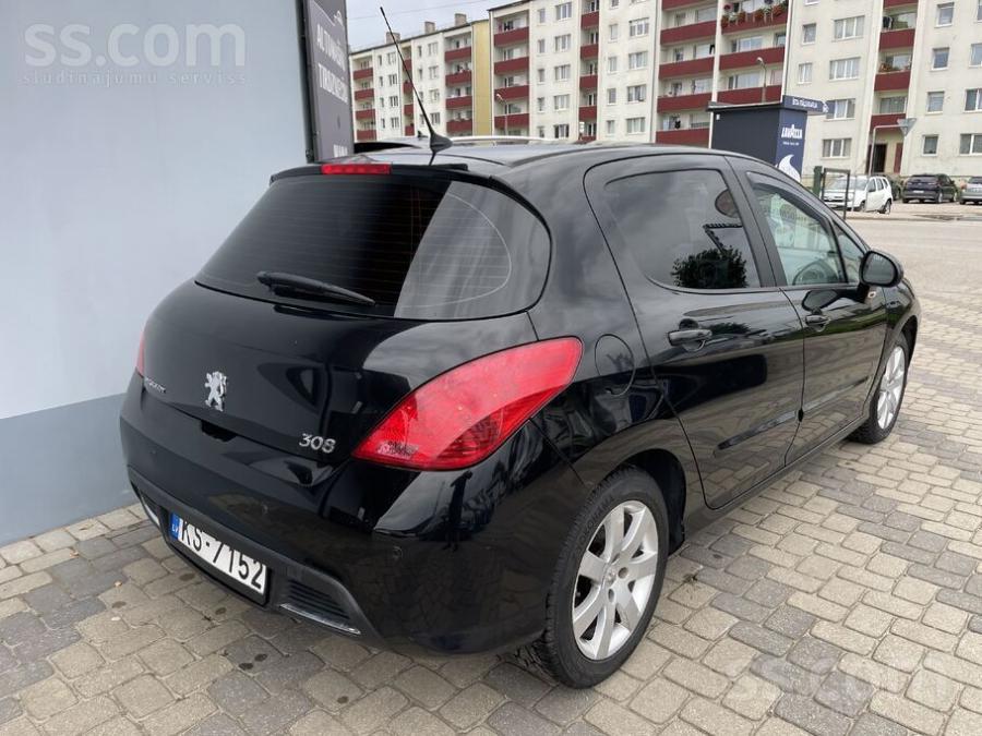 Melns Peugeot 308 2011 Talsi, ar dzinēja tilpumu 1.60 L un nobraukumu 252 tūkst. km par 2300 €, foto 4 vietnē AUTOMOTO.COM.LV