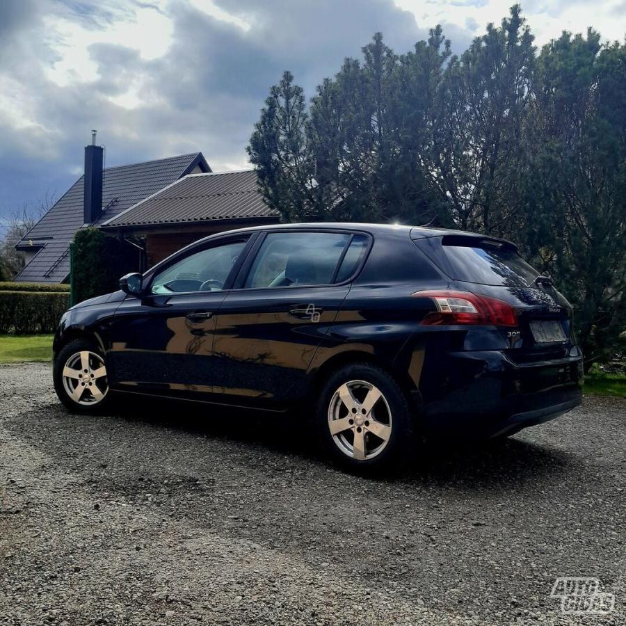 Black Peugeot 308 2014 in Marijampole, with an engine capacity of 1.60 L and mileage of 142 thousand km for 3850 €, photo 6 on AUTOMOTO.COM.LV