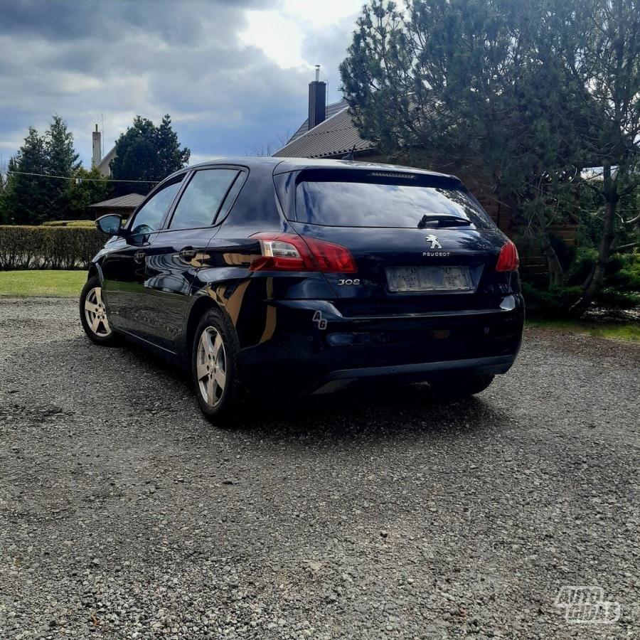 Black Peugeot 308 2014 in Marijampole, with an engine capacity of 1.60 L and mileage of 142 thousand km for 3850 €, photo 7 on AUTOMOTO.COM.LV