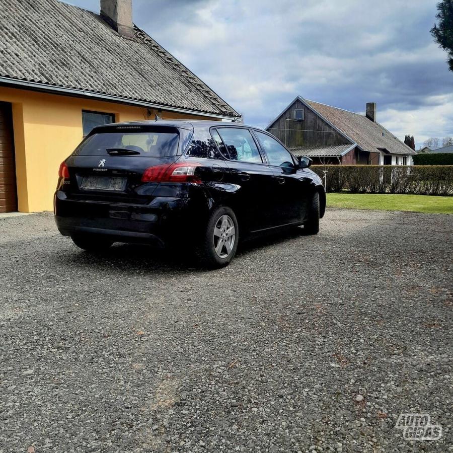 Black Peugeot 308 2014 in Marijampole, with an engine capacity of 1.60 L and mileage of 142 thousand km for 3850 €, photo 8 on AUTOMOTO.COM.LV