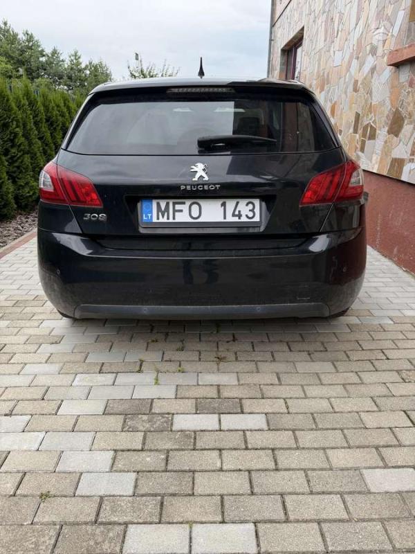 Melns Peugeot 308 2014 Kauņa, ar dzinēja tilpumu 1.56 L un nobraukumu 330 tūkst. km par 2900 €, foto 3 vietnē AUTOMOTO.COM.LV