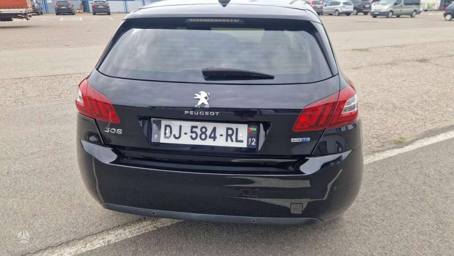 Черный Пежо 308 2014 в Паневежис, объемом двигателя 1.97 л и пробегом 212 тыс. км за 4500 €, фото 6 на AUTOMOTO.COM.LV