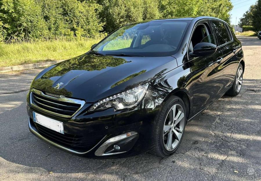 Black Peugeot 308 2014 in Taurage, with an engine capacity of 1.60 L and mileage of 215 thousand km for 4800 €, photo 6 on AUTOMOTO.COM.LV
