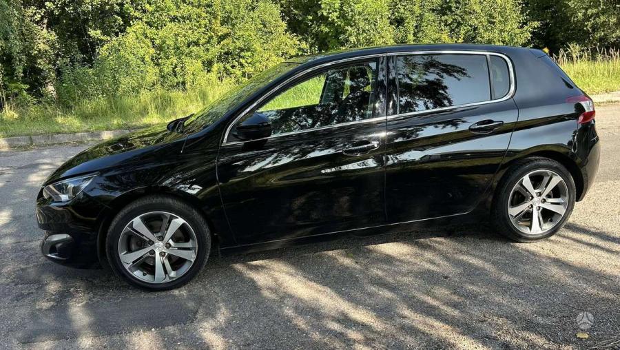 Black Peugeot 308 2014 in Taurage, with an engine capacity of 1.60 L and mileage of 215 thousand km for 4800 €, photo 7 on AUTOMOTO.COM.LV