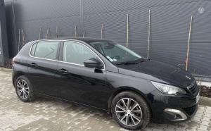 Black Peugeot 308 2015 in Vilnius, with an engine capacity of 1.20 L and mileage of 183 thousand km for 5490 €, photo 2 on AUTOMOTO.COM.LV