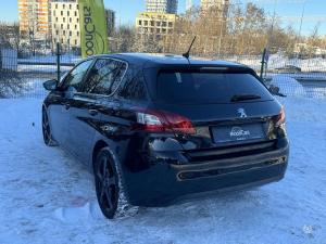 Black Peugeot 308 2015 in Vilnius, with an engine capacity of 1.20 L and mileage of 125 thousand km for 7900 €, photo 8 on AUTOMOTO.COM.LV