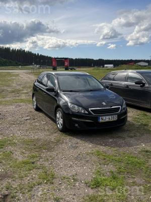 Black Peugeot 308 2015 in Riga, with an engine capacity of 1.60 L and mileage of 244 thousand km for 4500 €, photo  on AUTOMOTO.COM.LV