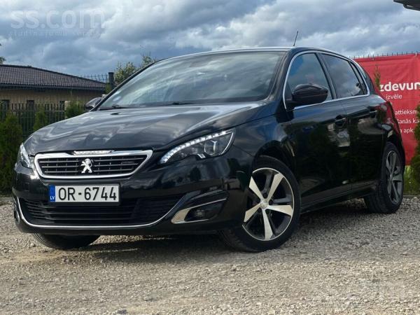 Black Peugeot 308 2015 in Jelgava, with an engine capacity of 1.20 L and mileage of 0 thousand km for 6690 €, photo 1 on AUTOMOTO.COM.LV