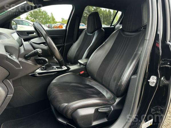 Black Peugeot 308 2015 in Jelgava, with an engine capacity of 1.20 L and mileage of 0 thousand km for 6690 €, photo 10 on AUTOMOTO.COM.LV
