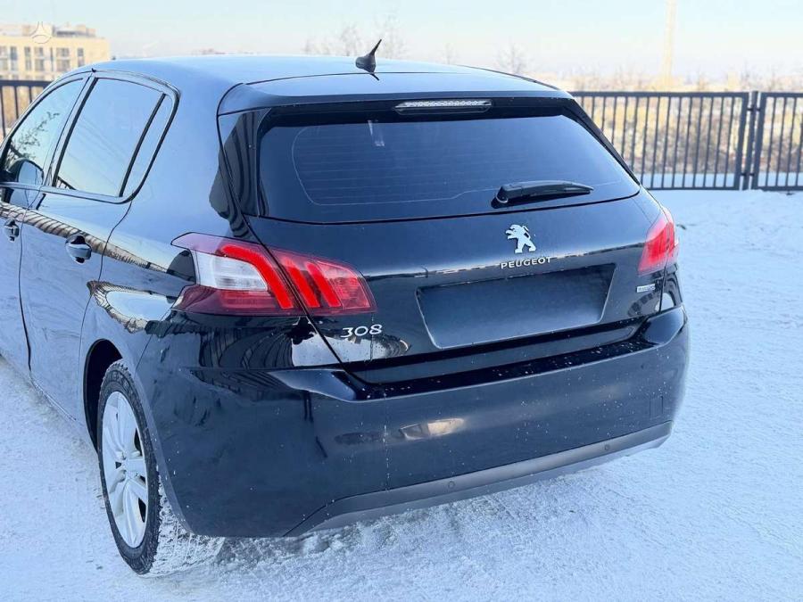 Melns Peugeot 308 2016 Viļņa, ar dzinēja tilpumu 1.56 L un nobraukumu 230 tūkst. km par 4100 €, foto 8 vietnē AUTOMOTO.COM.LV