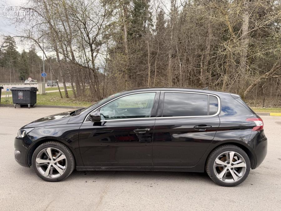 Black Peugeot 308 2016 in Vilnius, with an engine capacity of 1.60 L and mileage of 190 thousand km for 6950 €, photo 10 on AUTOMOTO.COM.LV