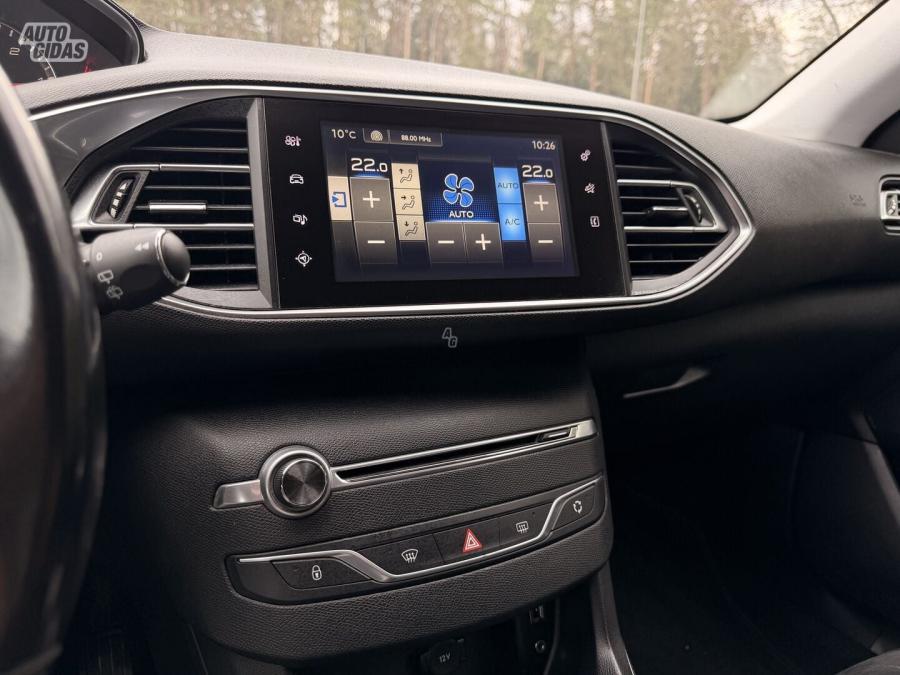 Black Peugeot 308 2016 in Vilnius, with an engine capacity of 1.60 L and mileage of 190 thousand km for 6950 €, photo 19 on AUTOMOTO.COM.LV