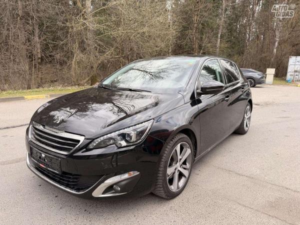 Black Peugeot 308 2016 in Vilnius, with an engine capacity of 1.60 L and mileage of 190 thousand km for 6550 €, photo 1 on AUTOMOTO.COM.LV