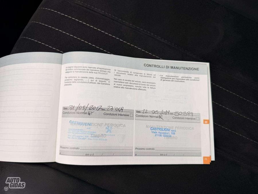 Черный Пежо 308 2016 в Вильнюс, объемом двигателя 1.60 л и пробегом 190 тыс. км за 6550 €, фото 20 на AUTOMOTO.COM.LV