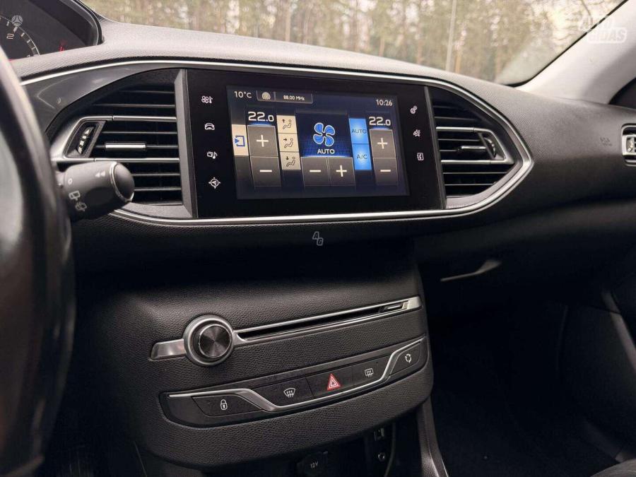 Black Peugeot 308 2016 in Vilnius, with an engine capacity of 1.60 L and mileage of 190 thousand km for 6550 €, photo 18 on AUTOMOTO.COM.LV