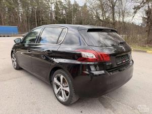 Black Peugeot 308 2016 in Vilnius, with an engine capacity of 1.60 L and mileage of 190 thousand km for 6550 €, photo 8 on AUTOMOTO.COM.LV