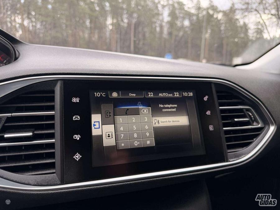 Black Peugeot 308 2016 in Vilnius, with an engine capacity of 1.60 L and mileage of 190 thousand km for 6550 €, photo 24 on AUTOMOTO.COM.LV