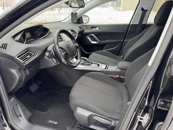Black Peugeot 308 2018 in Taurage, with an engine capacity of 1.20 L and mileage of 105 thousand km for 6700 €, photo 11 on AUTOMOTO.COM.LV
