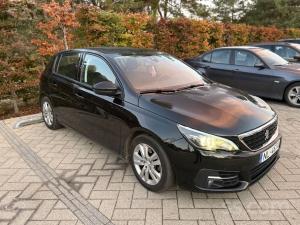 Black Peugeot 308 2018 in Riga, with an engine capacity of 1.50 L and mileage of 126 thousand km for 9250 €, photo 4 on AUTOMOTO.COM.LV